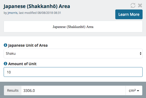 Creating an Online Calculator for the Conversion of Shakkanhō (Japanese ...