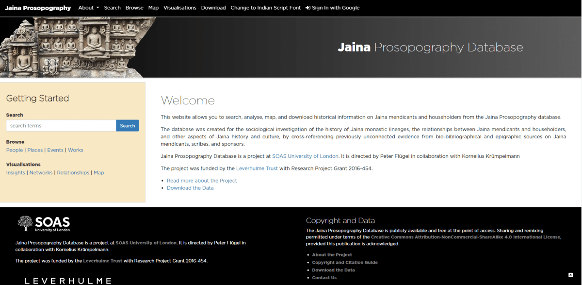 Jaina Prosopography Project and Online Open-Source Database ...